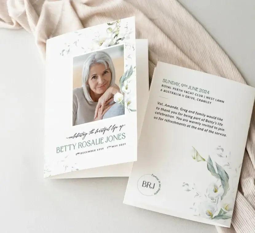 Funeral Booklets, Order of Service & Memorial Programs – Eternal Prints